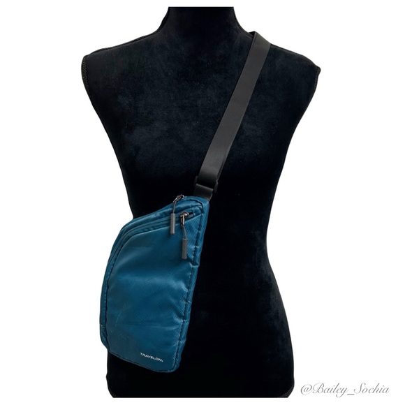 Travelon | Bags | Nwot Travelon Rfid Slim Essentials Crossbody | Poshmark